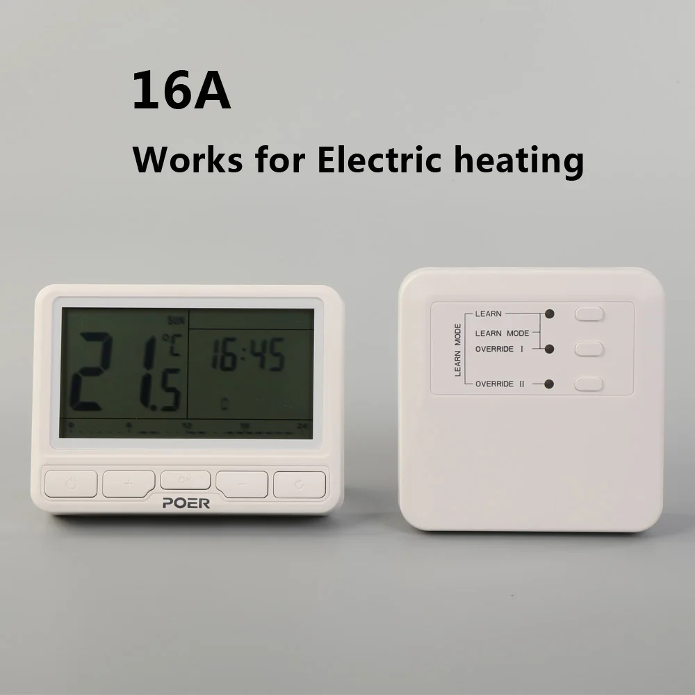 Smart Wireless programmable room digital thermostat temperature ...