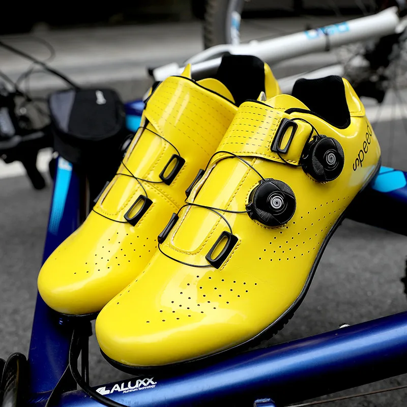 Professional-Men-Cycling-Shoes-Rubber-Non-slip-Spd-Bicycle-Shoes-Rotary ...