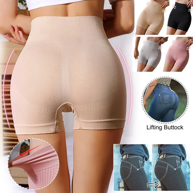 Sous-vêtement,Short de sécurité pour femmes,culotte taille haute Anti-frottement,douce,grande ...