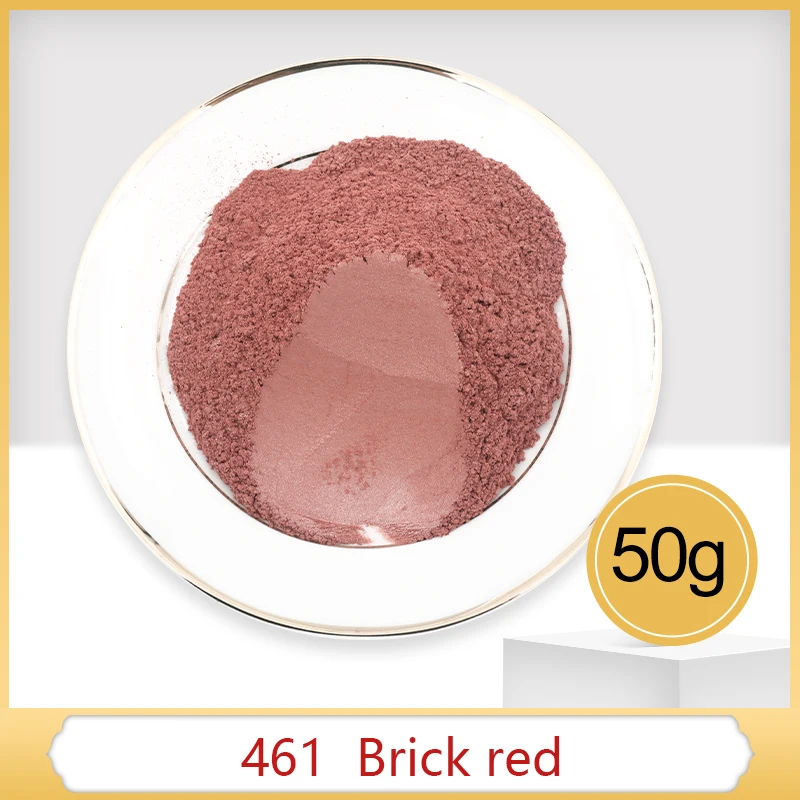 Brick-Red-Pearl-Powder-Pigment-Mineral-Mica-Powder-colorante-fai-da-te ...