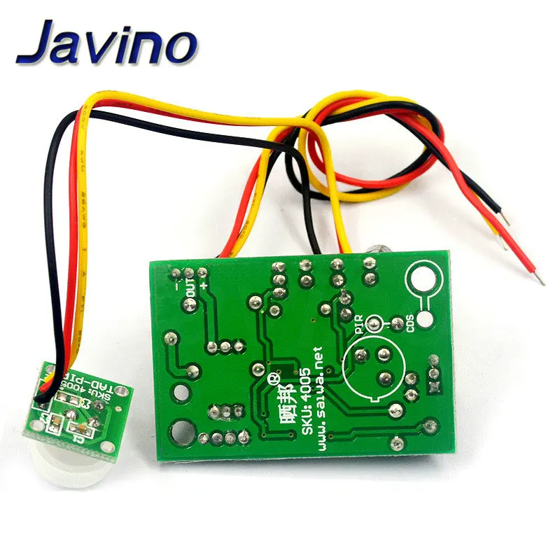 Generic Dc 12v Pir Motion Sensor Relay Module Ir Infrared Human Body