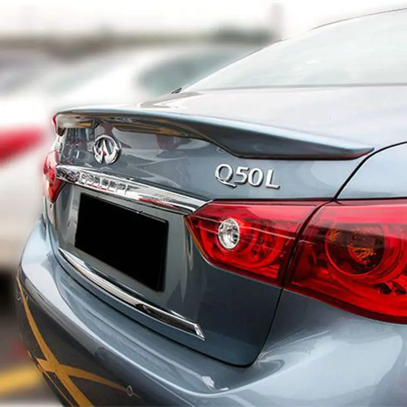 For Infiniti Q50 Q50S Spoiler ABS Material Car Rear Wing Primer Color ...