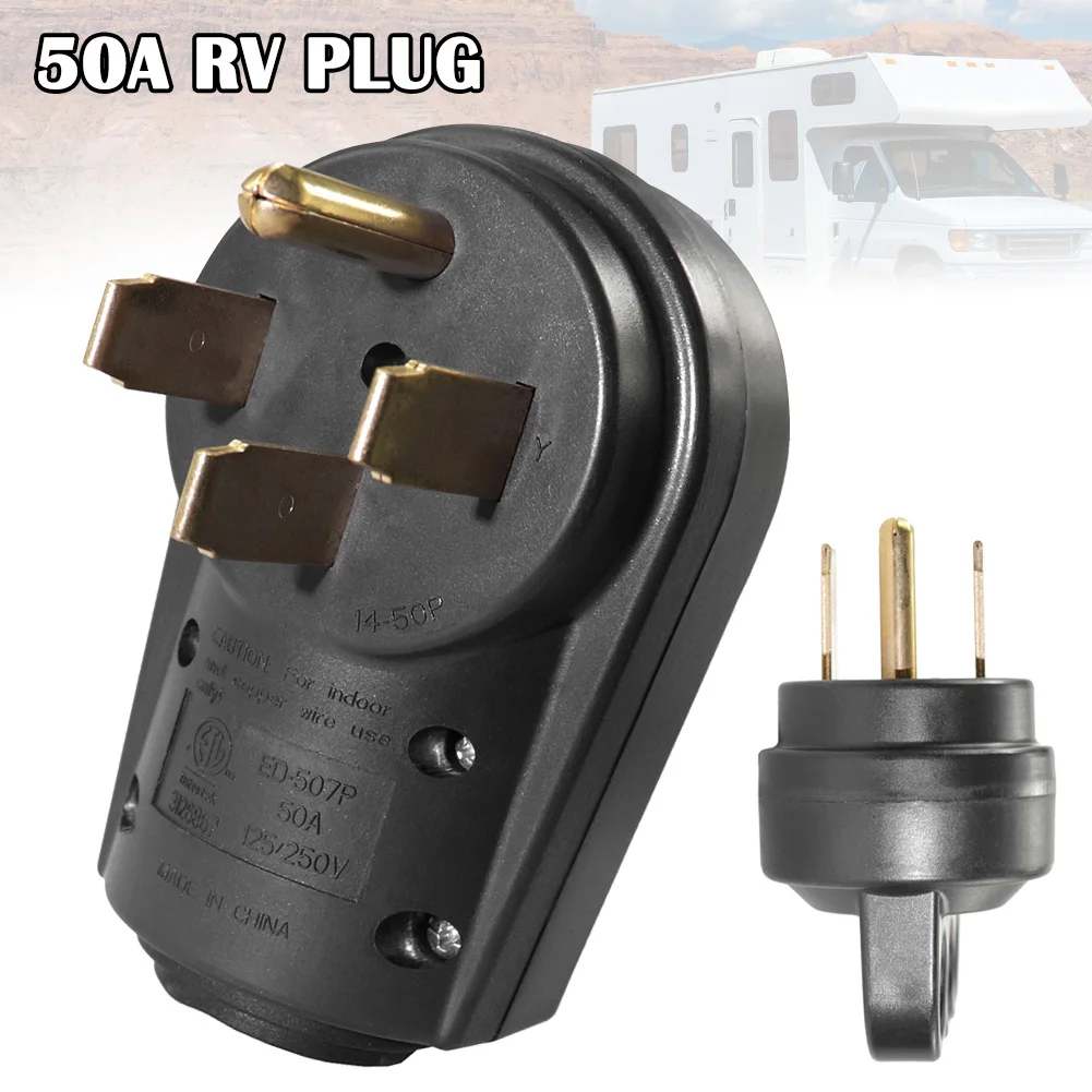14 50P RV American RV High Power Connector Plug ETL Male Plug 50A C44 ...