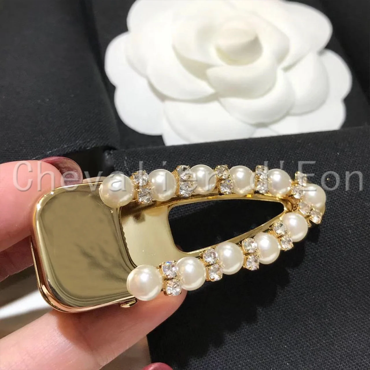 Chevalier d'Eon Hot Brand Pearl Hairgrip Elegant Women Hair Clips For ...