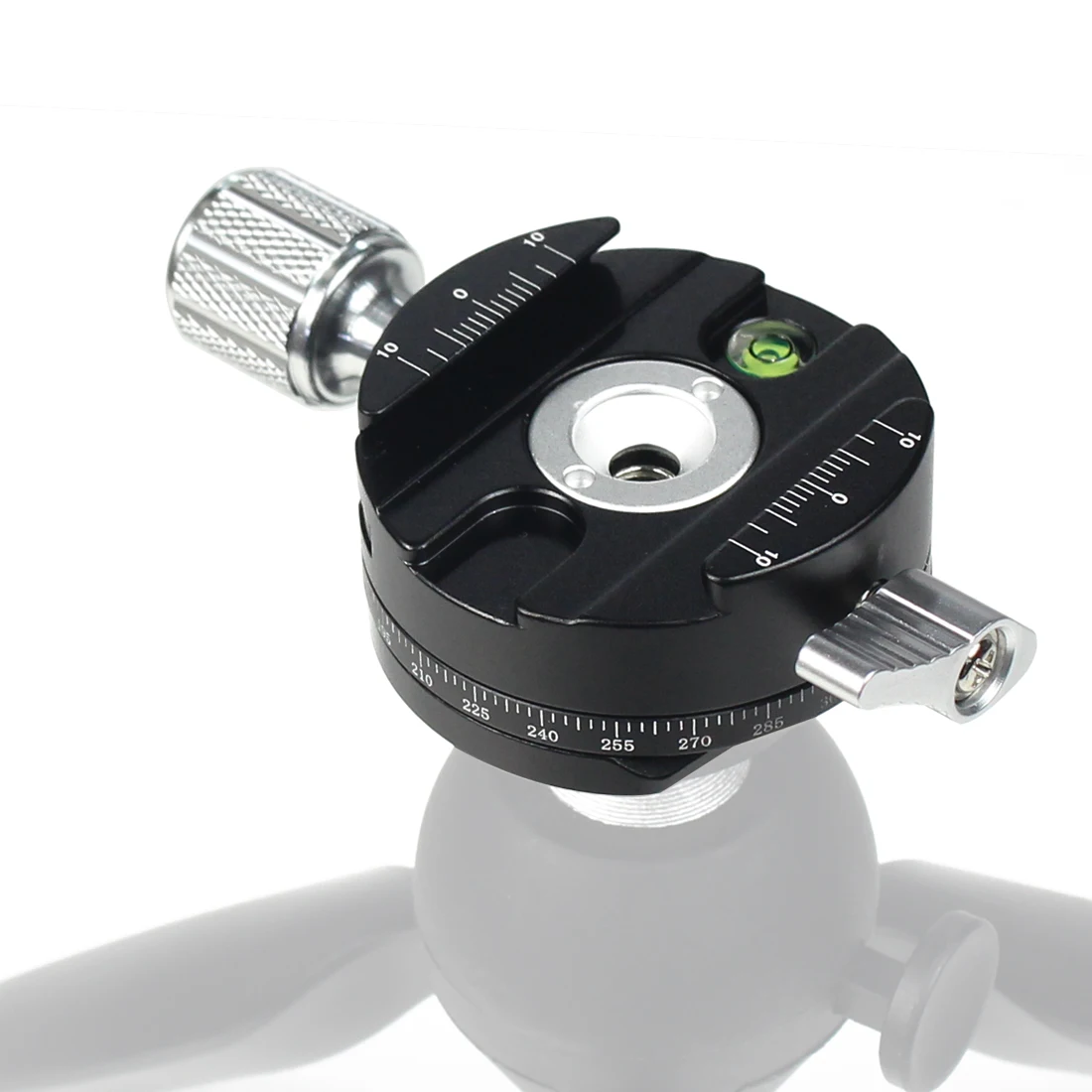 Aluminum Alloy 360degree Rotation Tripod Panorama Base Head Clamp Quick ...