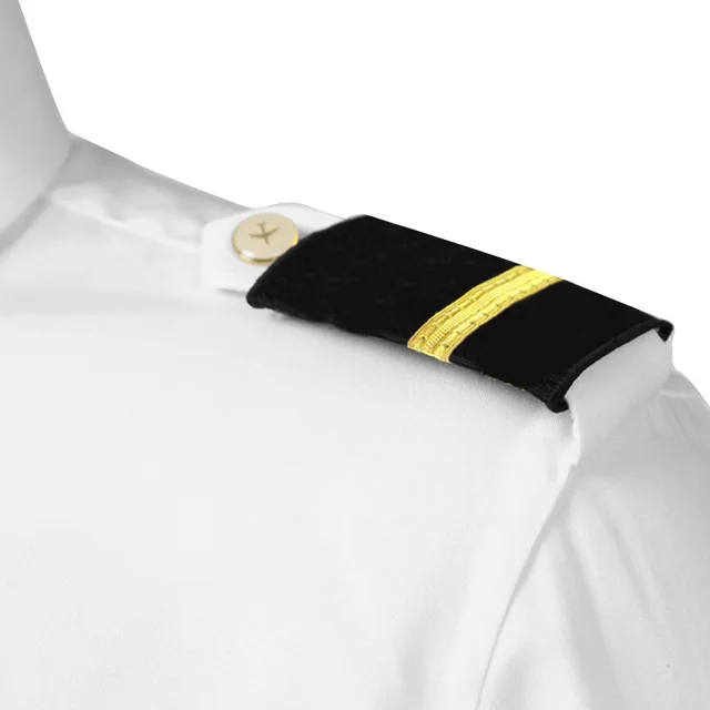 1 Pair Pilot Uniform Epaulets Traditional Professional Aviators ...
