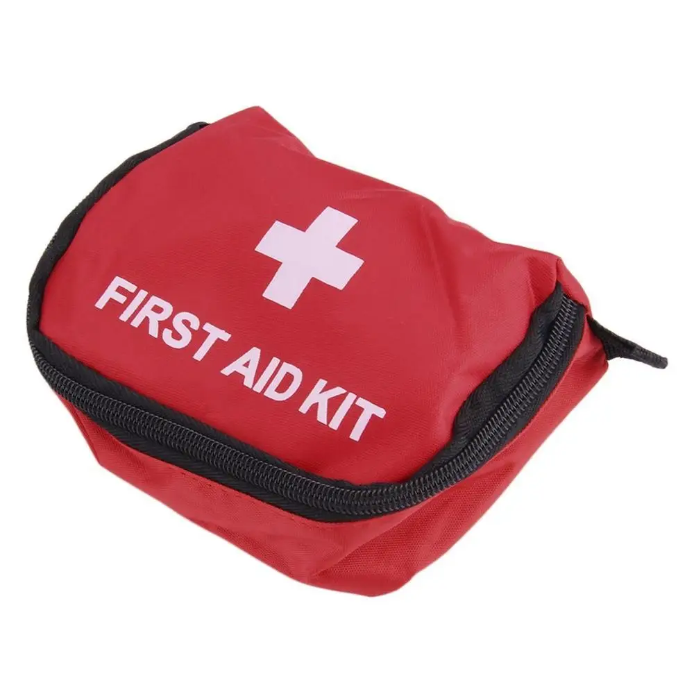 Mini First Aid Kit 0.7L Red PVC Outdoors Camping Emergency Survival ...