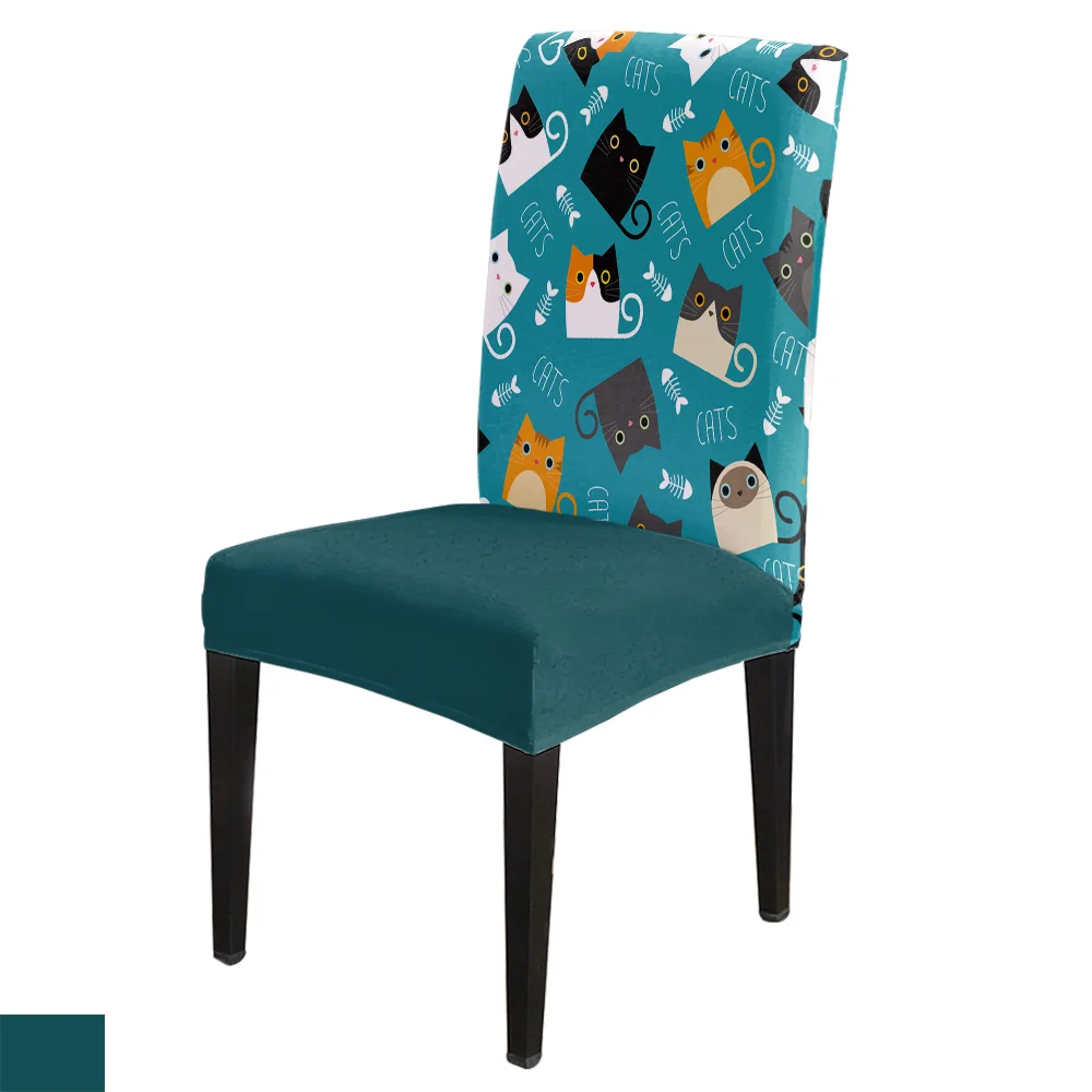 Cartoon-Cute-Cat-Office-Chair-Cover-Spandex-Chair-Cover-Elastic ...