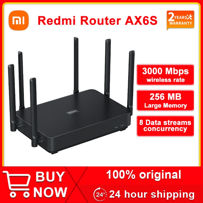 Xiaomi Redmi Ax6s Wireless Router 3200 Mbps Vpn Mesh Wifi 6 2.4g 5ghz ...