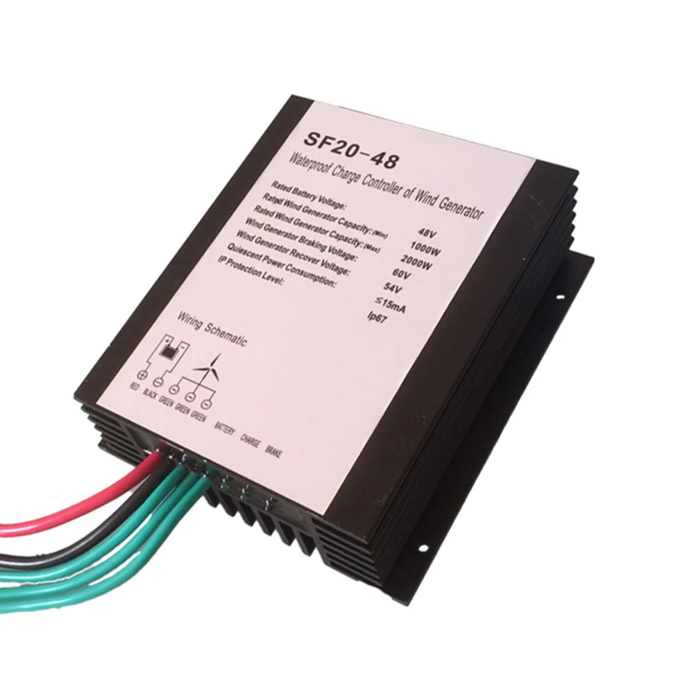 WaterProof Wind Controller 1000W/1500W/2000W 24V/48V/96V Wind Turbine ...