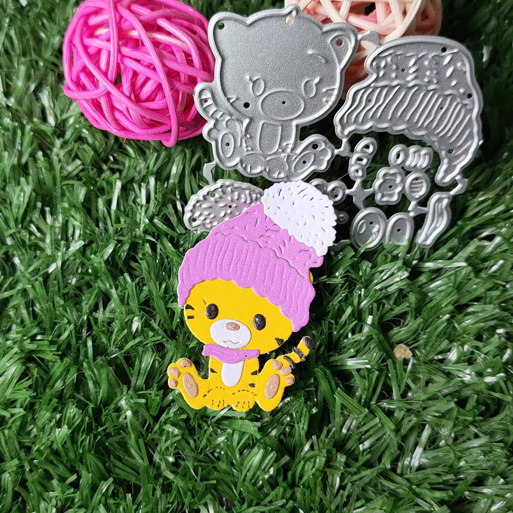 Molde-de-troquel-de-corte-de-metal-de-tigre-peque-o-dulce-decoraci-n-de ...