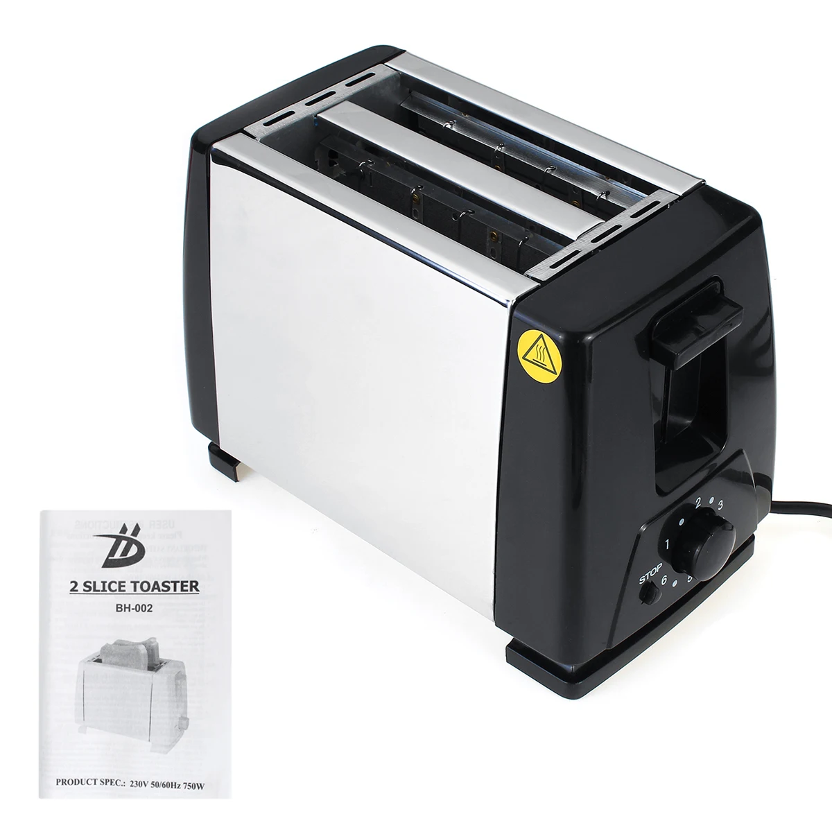 750W Toaster Bread Toasters oven baking kitchen appliances toast ...
