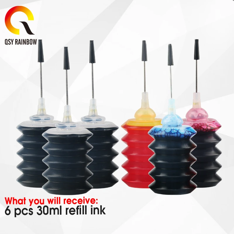 30ml Refill Dye Ink Kit For Epson Canon Hp Brother Lexmark Dell Kodak ...