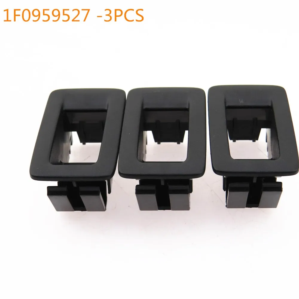 SCJYRXS Black Window Lifter Switch Frame Cover For Golf MK5 MK6 Passat ...