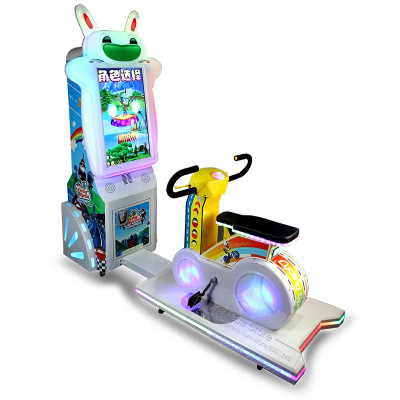 Coin Operated Cycling Rides Racing Bicycle Video Arcade Games Indoor ...