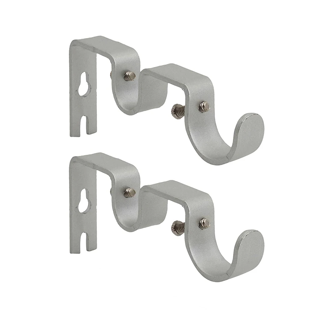Double Drapery Rod Brackets