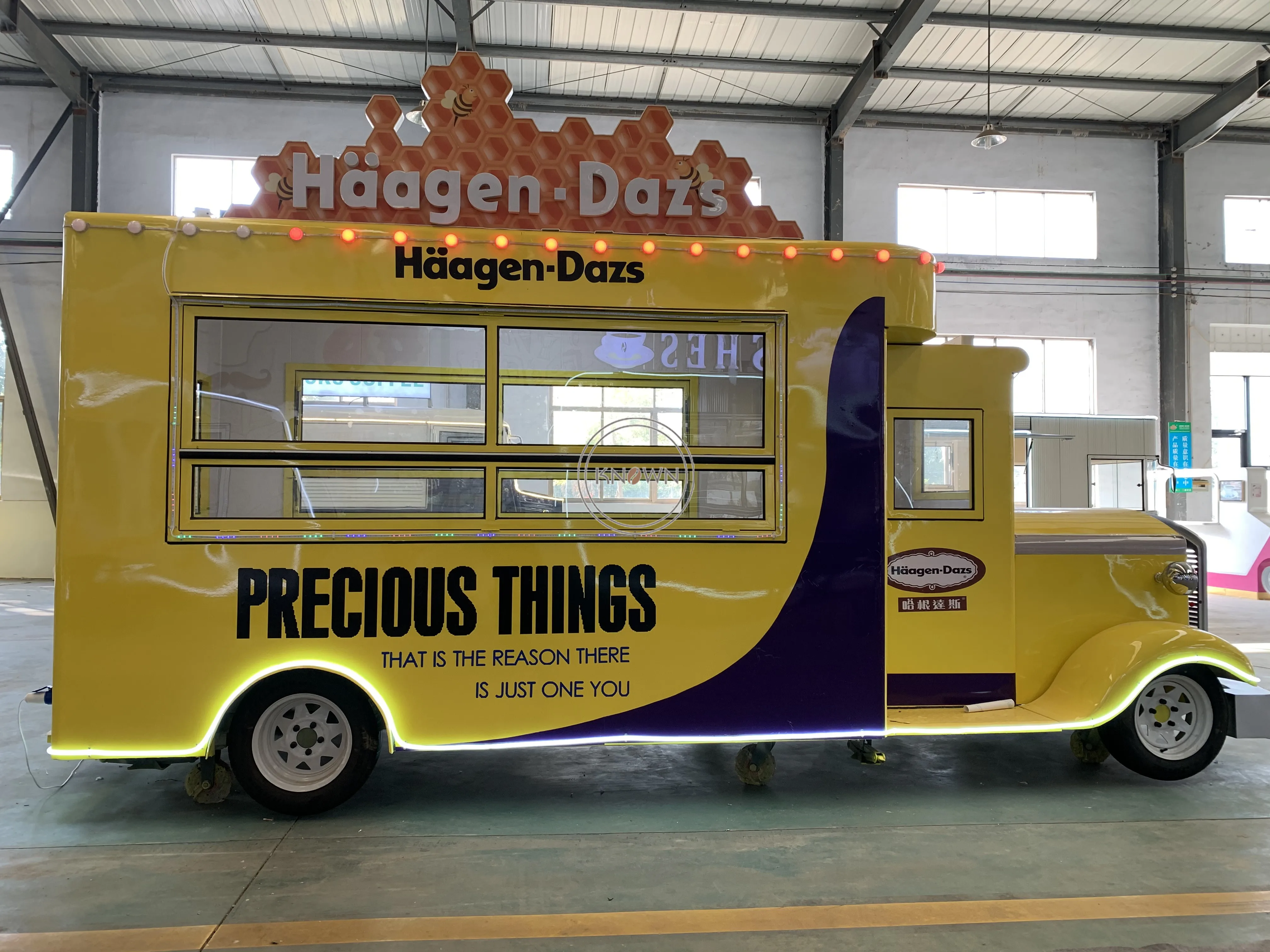 Electric Hot Fog Food Cart Van Mobile Catering Truck Display Pizza For ...