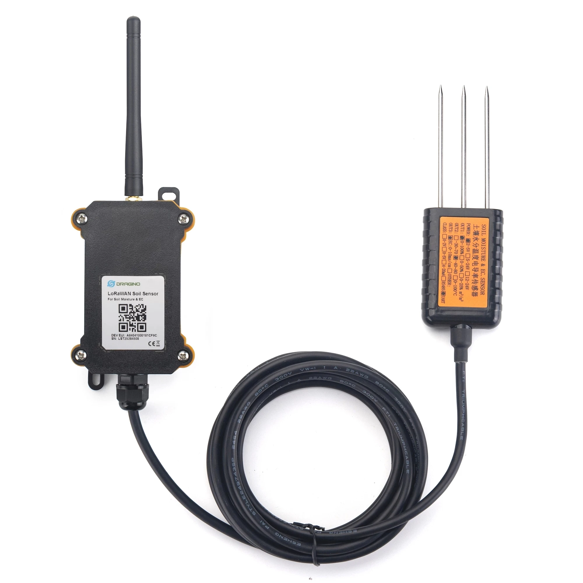 Lora Soil Moisture Sensor | Soil Moisture & Ec Sensor | Soil Moisture ...