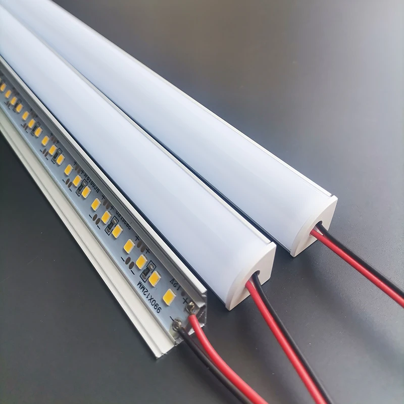 밀키 LED 바 라이트 프로파일 알루미늄 하드 스트립 선형 조명, 슈퍼 브라이트, 72 LED, 50cm|LED 바 라이트| - AliExpress