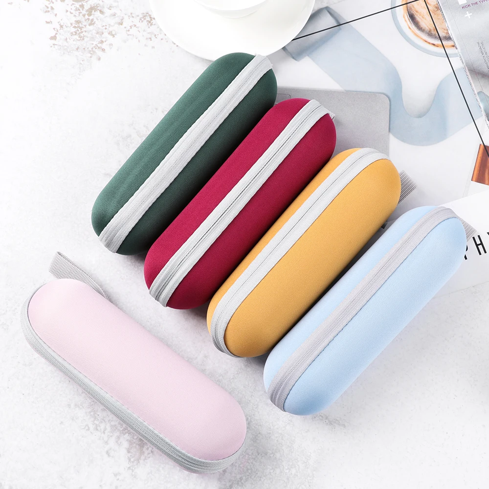 Portable Zipper Glasses Case Cover Sunglasses Case Women Men Glasses ...