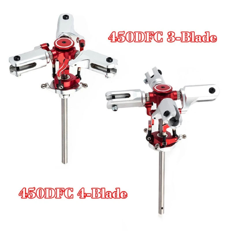 450 helicopter 3/ 4 Blade FBL Metal Main Rotor Head for Align trex 450 ...