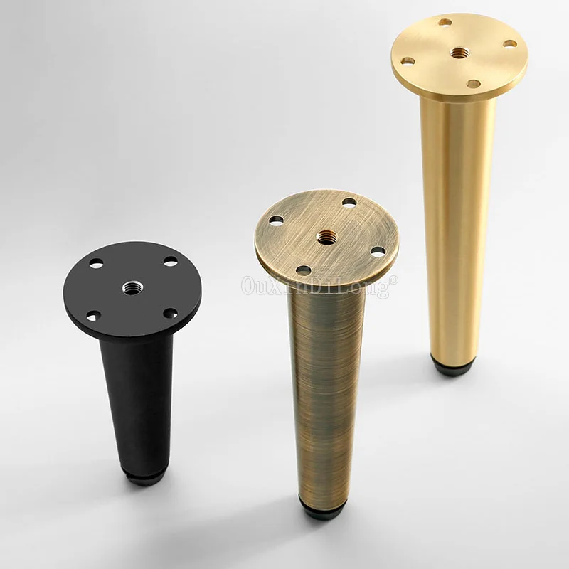 4PCS-Extra-High-Solid-Adjustable-Brass-Leg-Sofa-Feet-Metal-TV-Cabinet ...