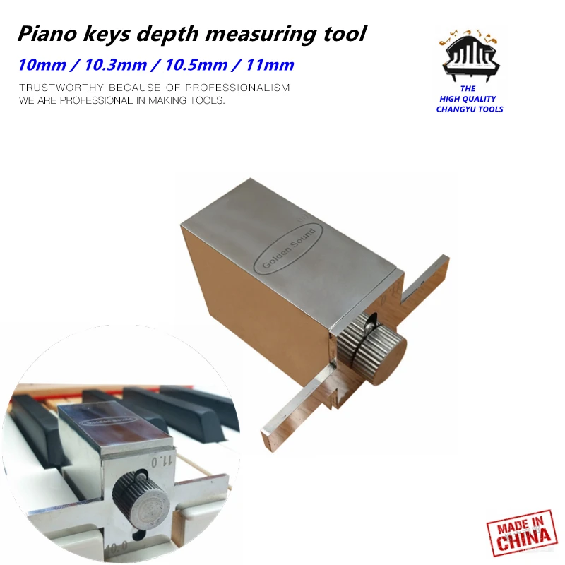 White-Keys-Depth-Measuring-Tool-Piano-Key-Tuning-Tools-Repair-Parts ...