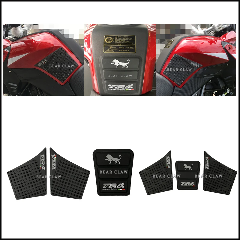 High quality Motorcycle Tank Traction Side Pad Gas Fuel Knee Grip Decal ...