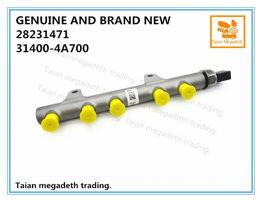Riel de combustible diésel 28231471, 31400 4A700, auténtico y nuevo ...