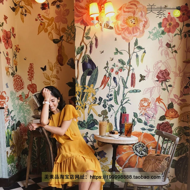 French Garden Wallpaper