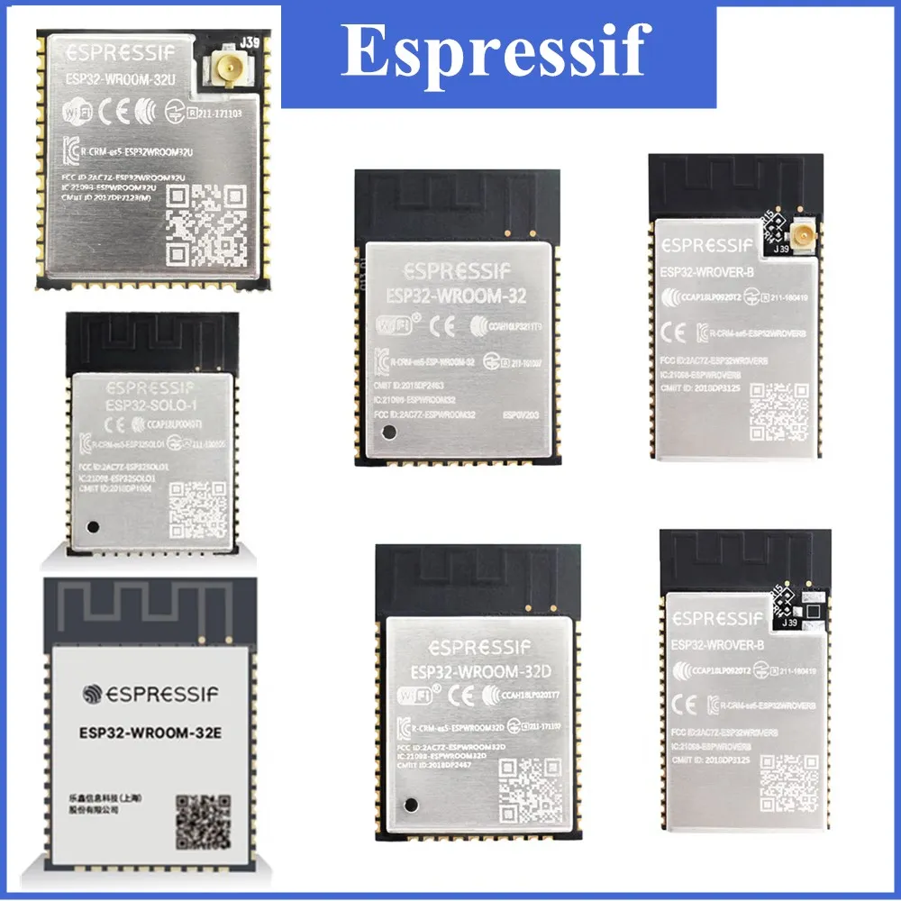Serie-ESP32-ESP-WROOM-32-ESP32-WROOM-32D-ESP32-WROVER-ESP32-SOLO-1-WiFi ...