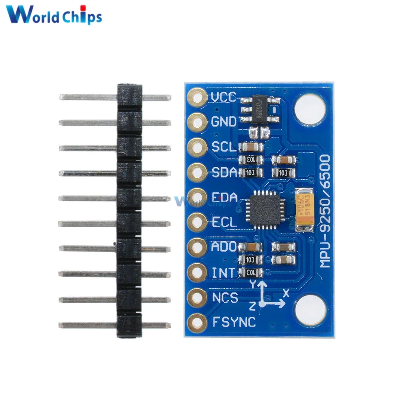 SPI MPU9250 9Axis Attitude Module Gyro Accelerator Magnetometer Sensor ...