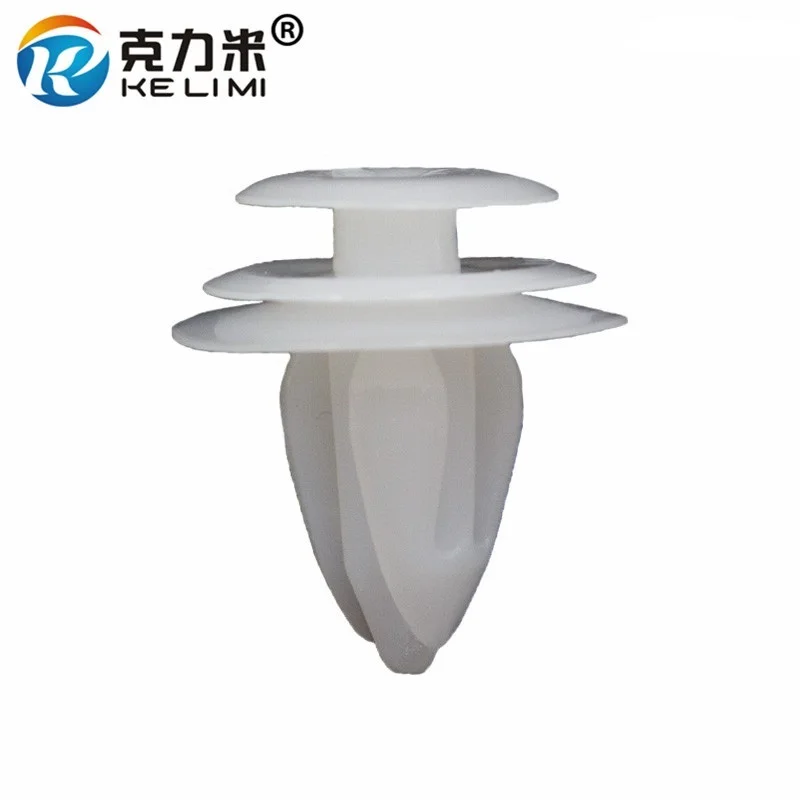 100Pcs White Auto Solid Car Interior Trim Door Card Panels Clip Snaps ...