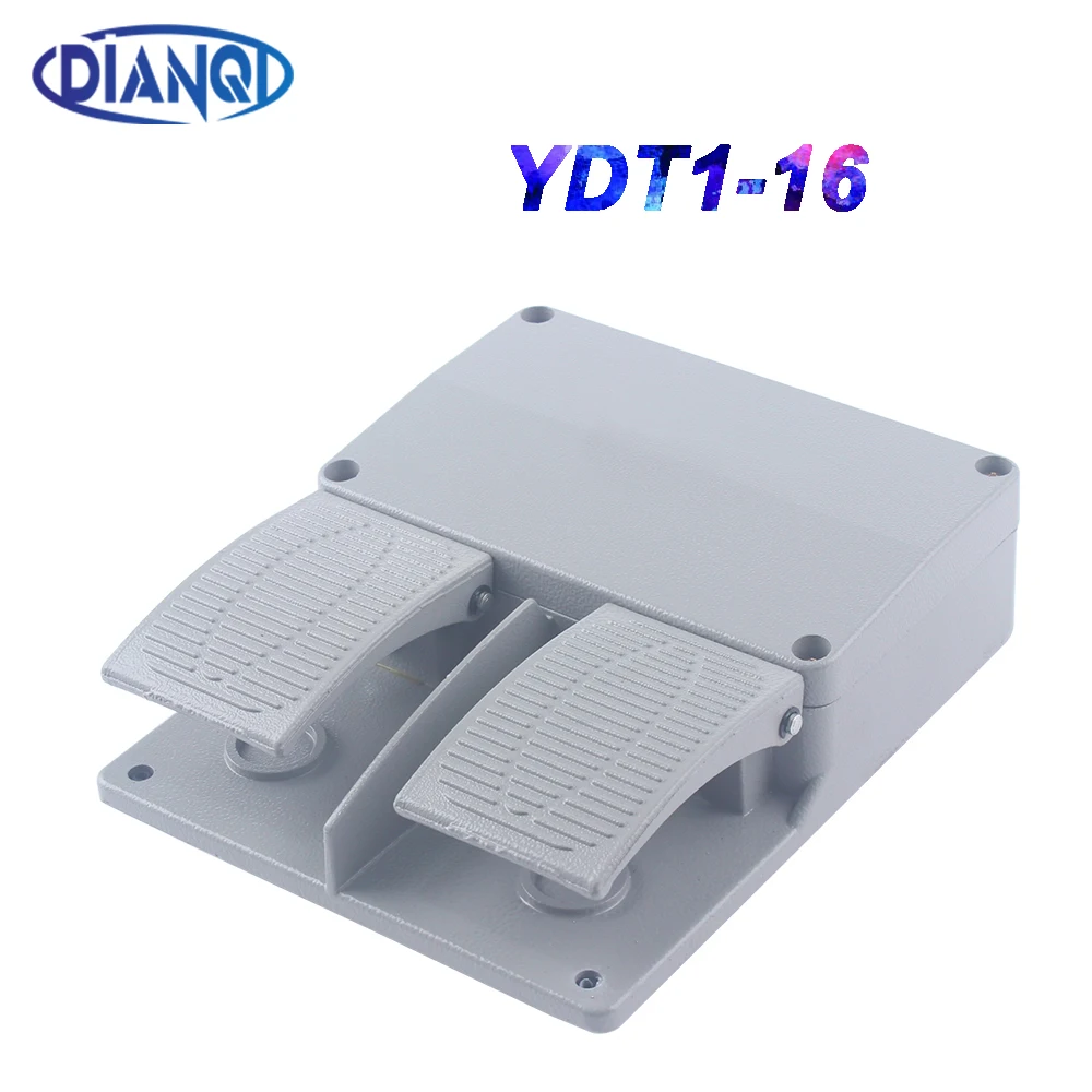 Dianqi Ydt1-16 Foot Switch Pedal Foot Control Switch 250v 380v 6a Double Pedal Use For Bending ...