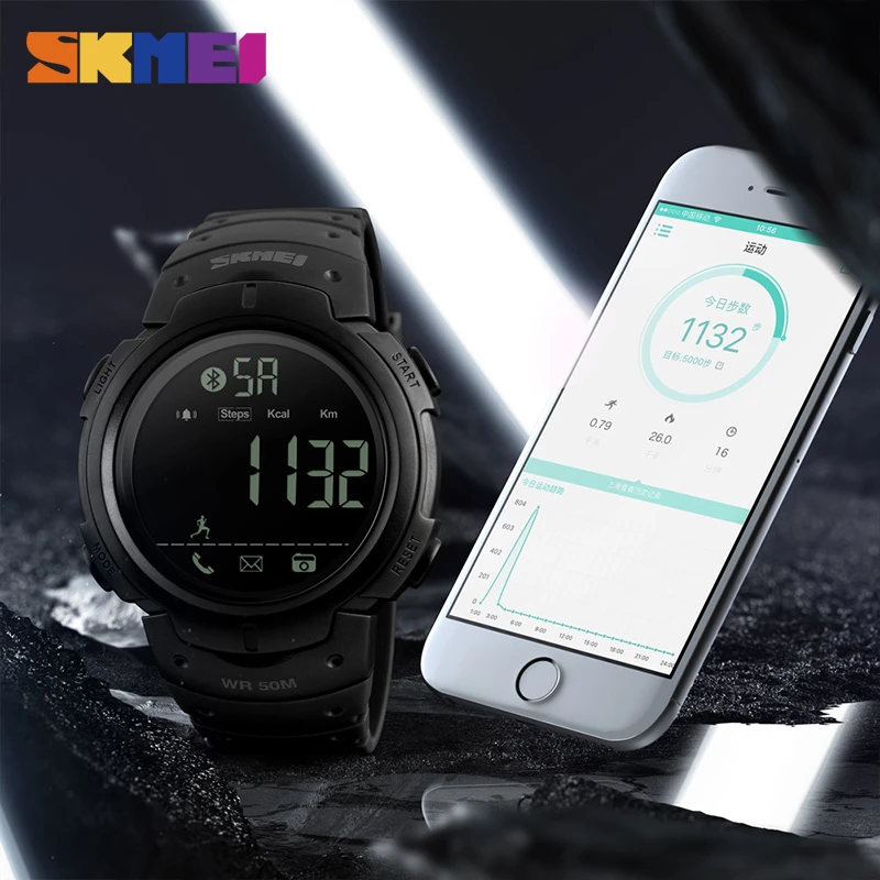 SKMEI-Fashion-Smart-Watch-Men-Clock-Calorie-Alarm-Bluetooth-Watches ...