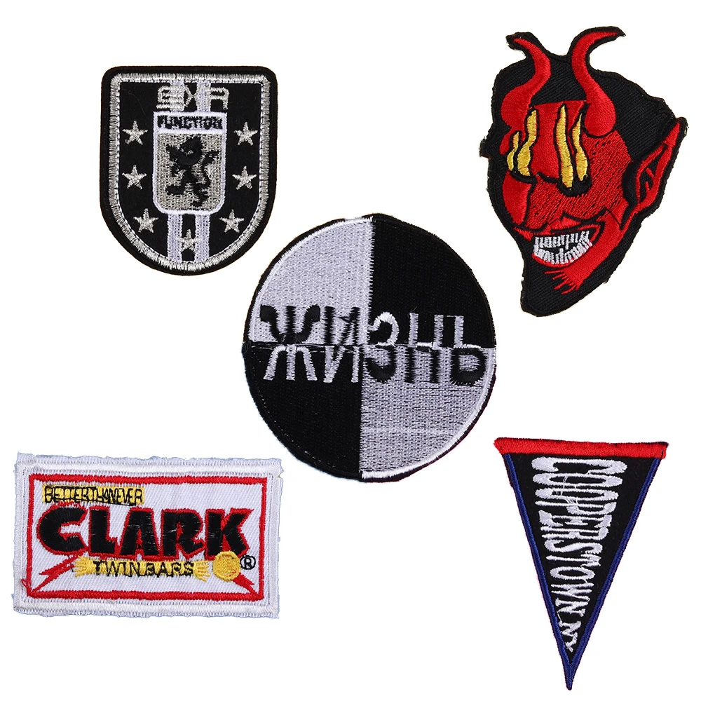 Cheap Punk Devil Letter Patches Wholesale Iron On Lion Epaulet ...