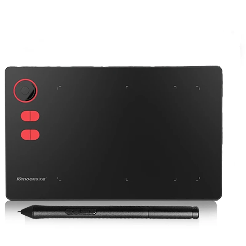 10moons G20 Graphic Professional Drawing Tablet With Roller Key 8192 ...