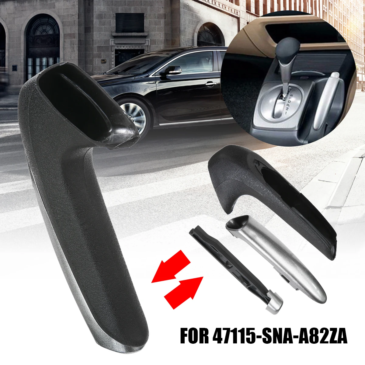 1 шт. ручка стояночного тормоза аксессуары Подходит для Honda Civic 06 ...