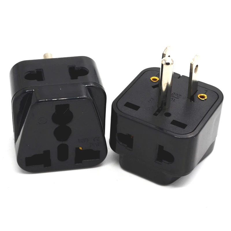 Universal european american AC Power adapter Plug USA kr AU UK EU to US ...
