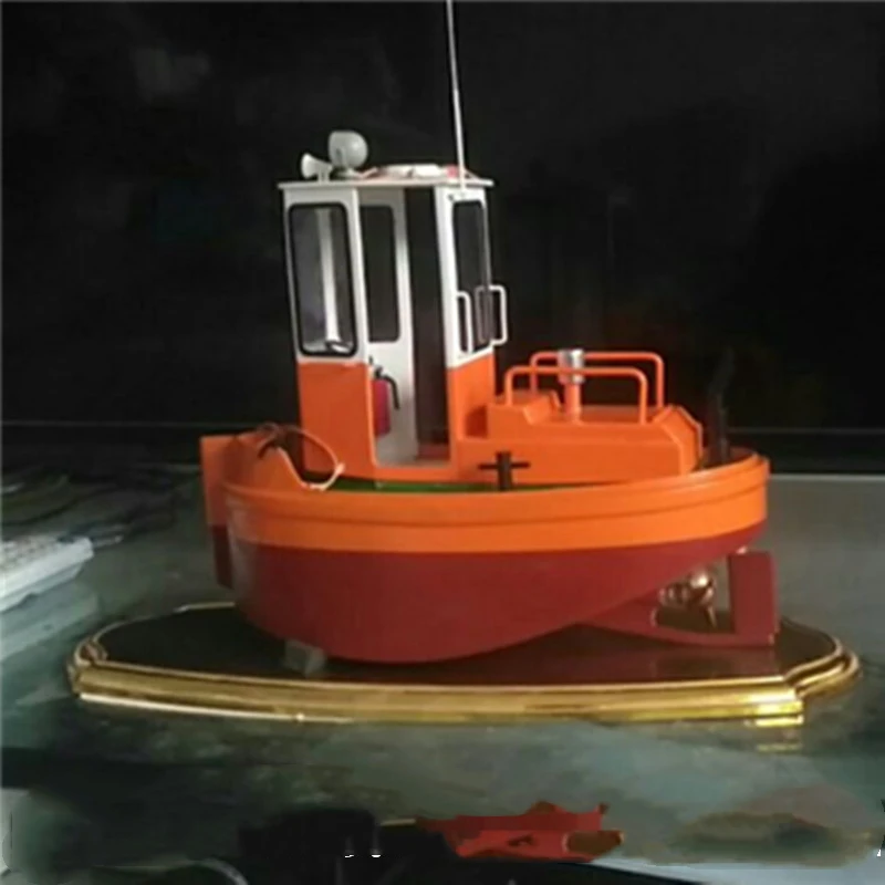 Mini Cute Small Tugboat Infrared Control RC Palm Boat Model Ship ...