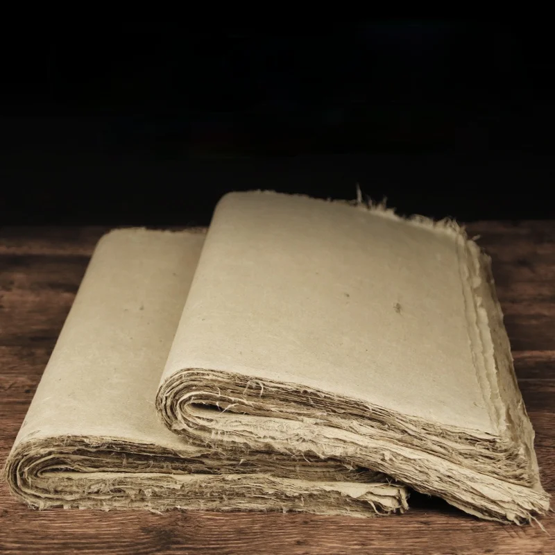 20-Sheets-Calligraphy-Hemp-Paper-Handmade-Chinese-Half-Ripe-Xuan-Paper ...