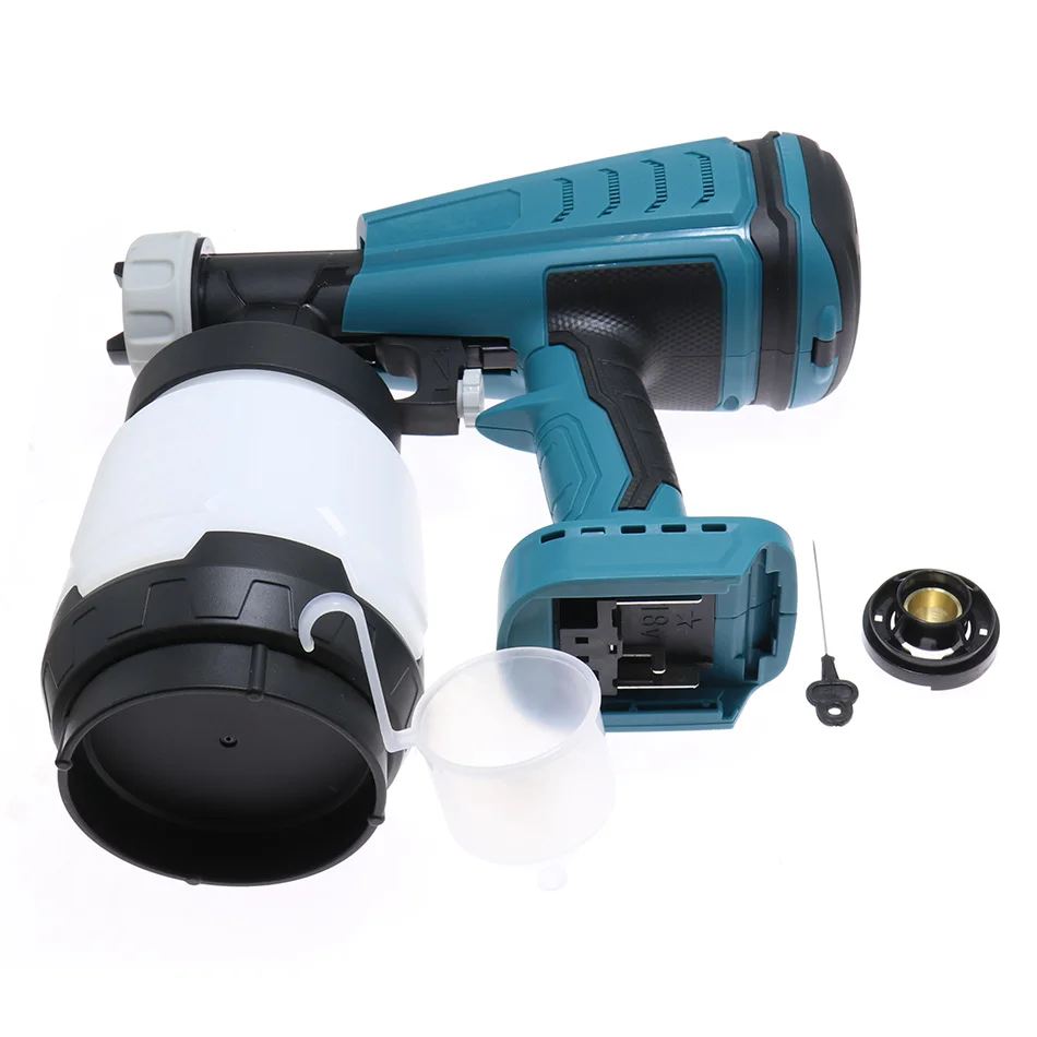 18V-Brushless-Lithium-Point-Spray-Gun-Cordless-DC-Electric-Motor-Paint ...