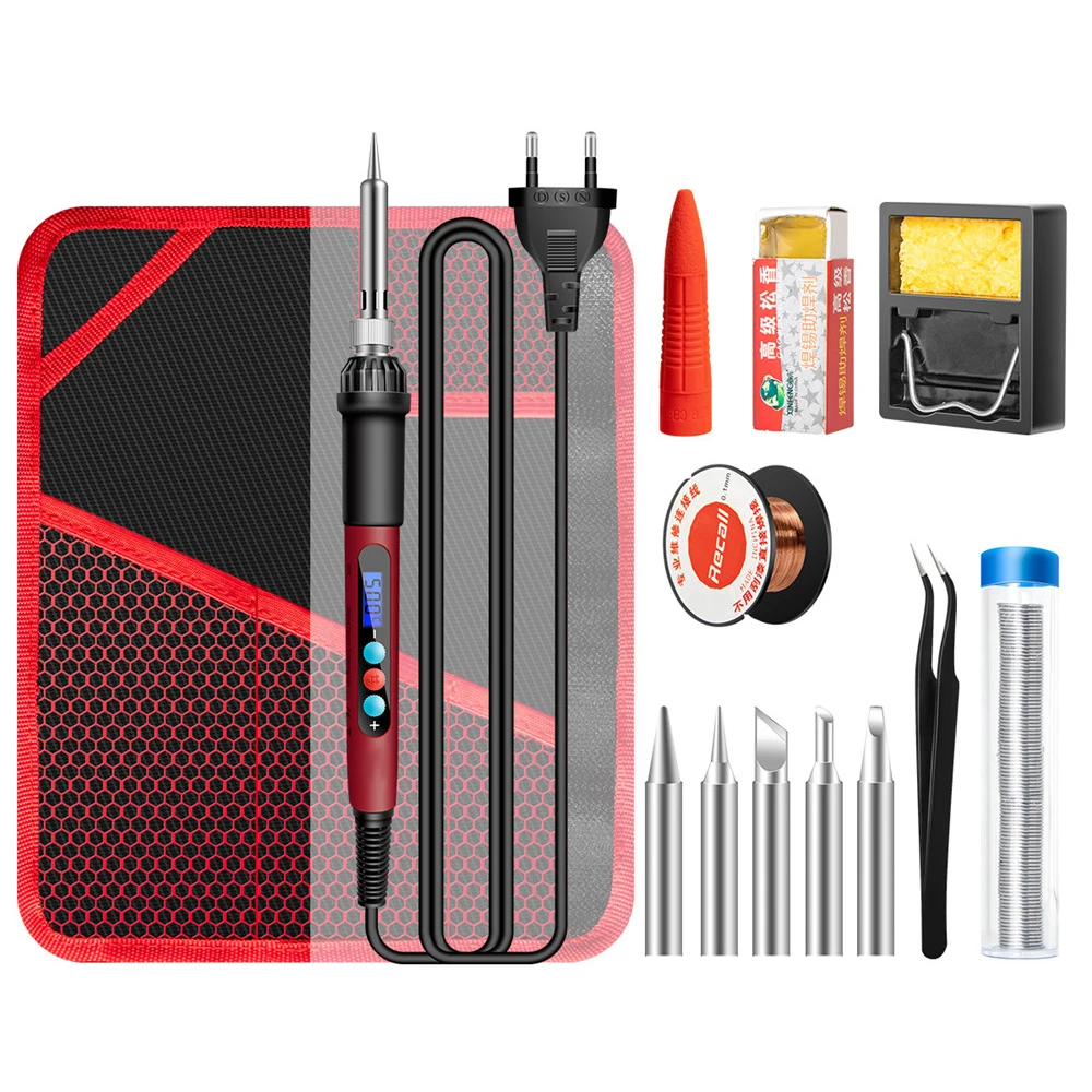 60W-220V-Welding-Tool-Temperature-Adjustable-Digital-Electric-Soldering ...