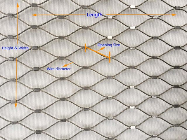2.Ferruled mesh is of the same physical properties with the knotted ...