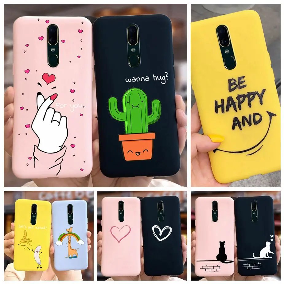 Cute-Candy-Painted-Cover-For-Oppo-F11-Pro-Case-OppoF11-Soft-Silicone ...