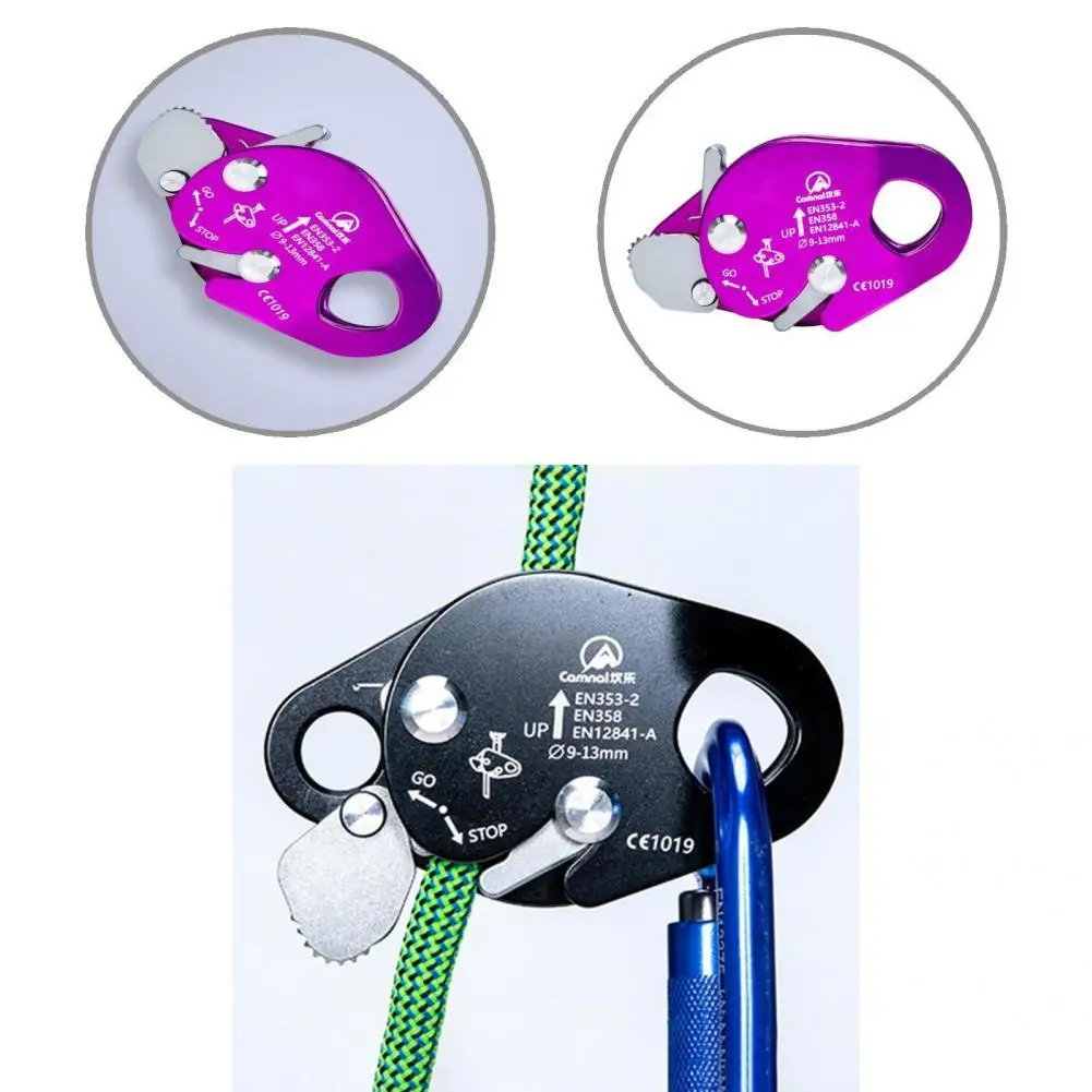 Arborist Rappelling Clamp Vibrant Color Ultra-light Wear Resistant Anti ...