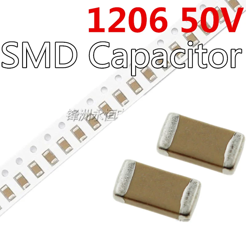 100pcs-1206-50V-SMD-Thick-Film-Chip-Multilayer-Ceramic-Capacitor-1pF ...