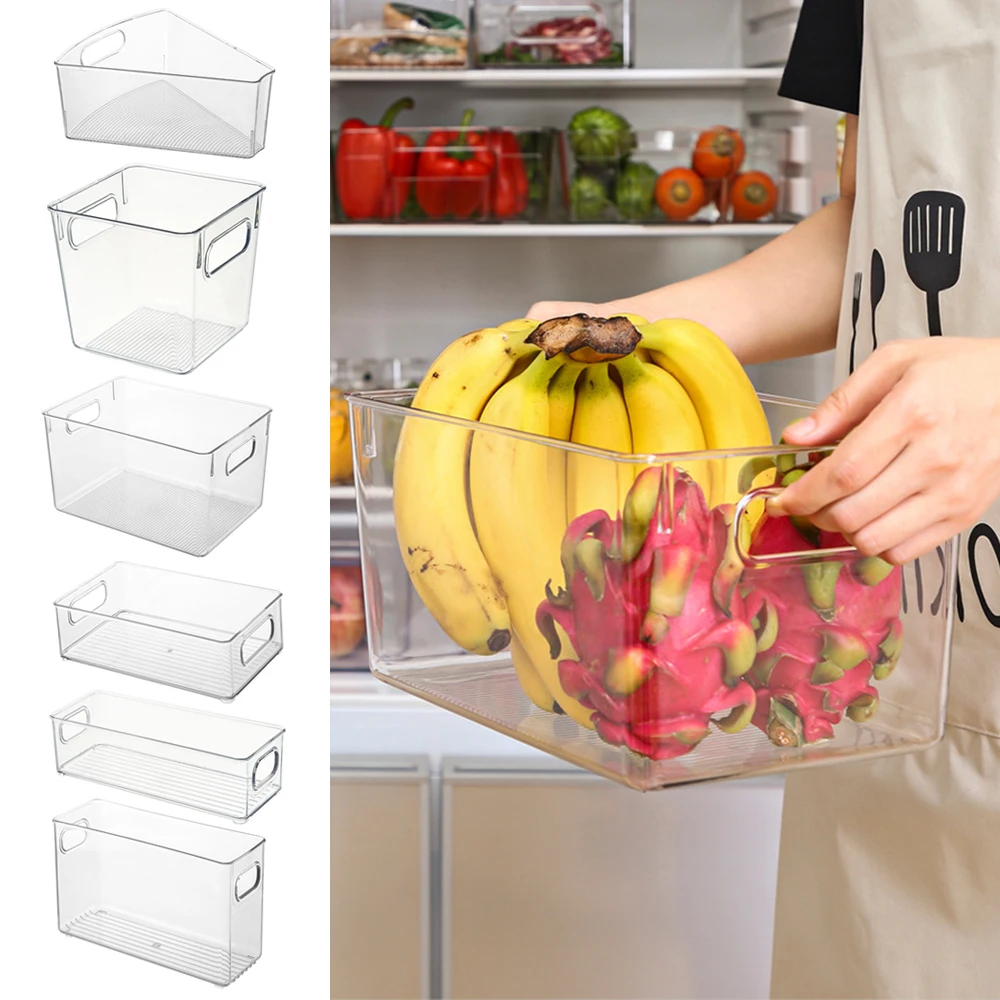 Refrigerator Organizer Bins Refrigerator Drawer Organizer Transparent ...