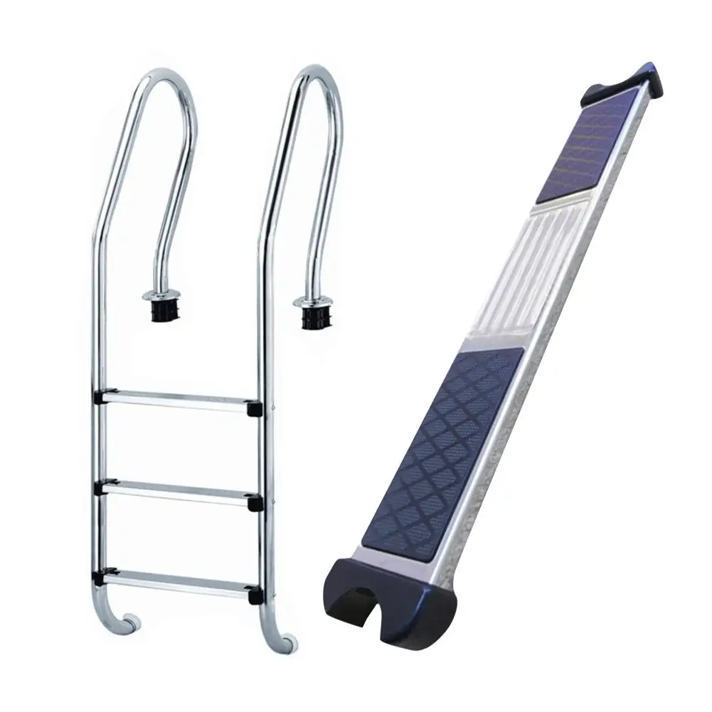 Swimming Pool Stainless Steel Replacement Ladder Rung Steps Anti Slip ...