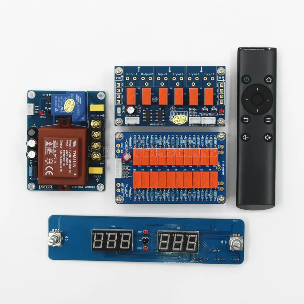 MZTRS DIY Power Amplifier Balance Remote Control Volume Control Board ...